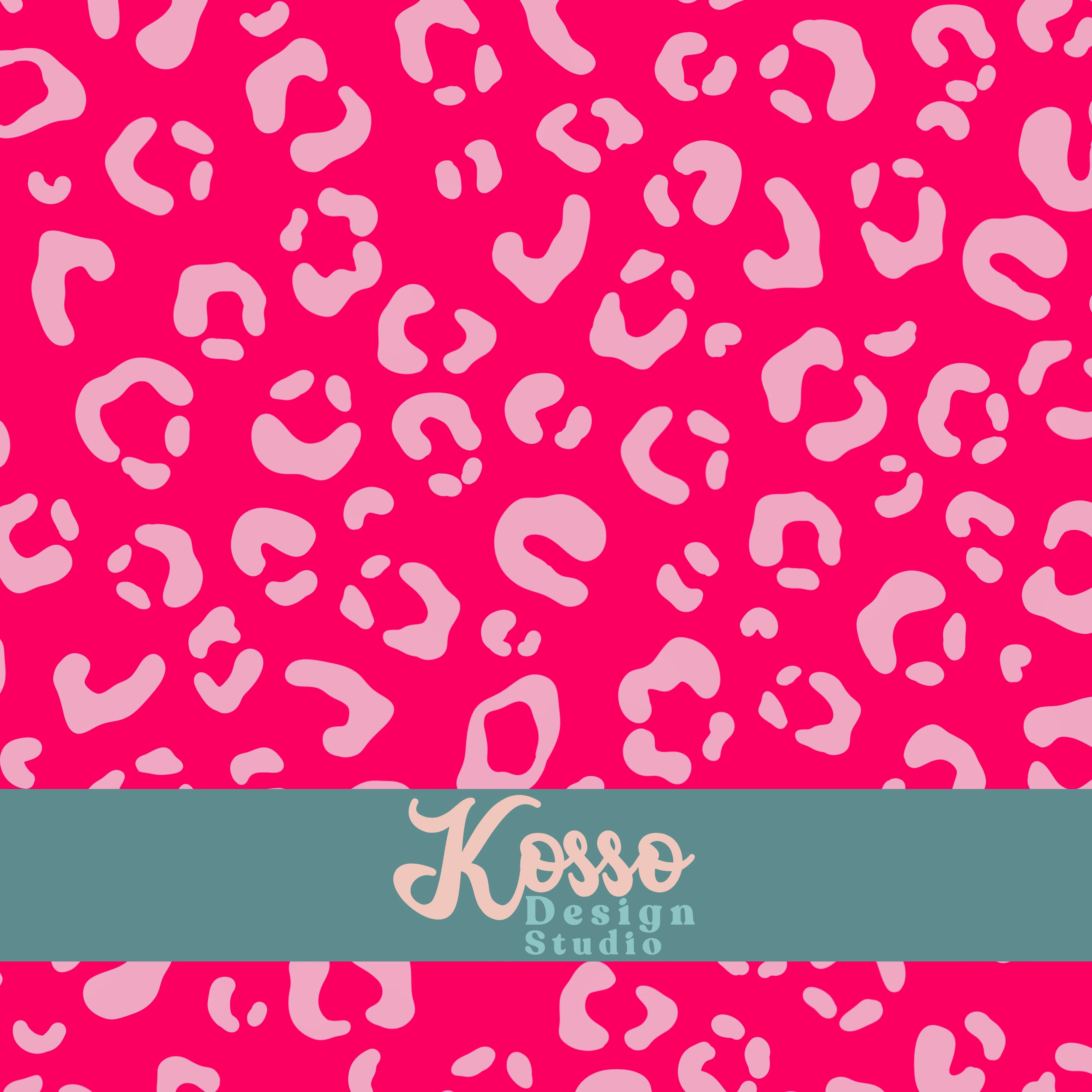 Pink leopard print Seamless Design - Non Exclusive- Seamless Design ...